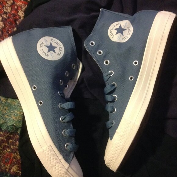 Converse | Shoes | Converse Mens Chuck Taylor All Star Blue High Top ...